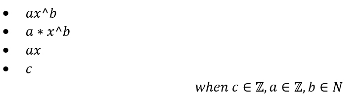 Polynom | OOP course SECOND YEAR at Ariel University